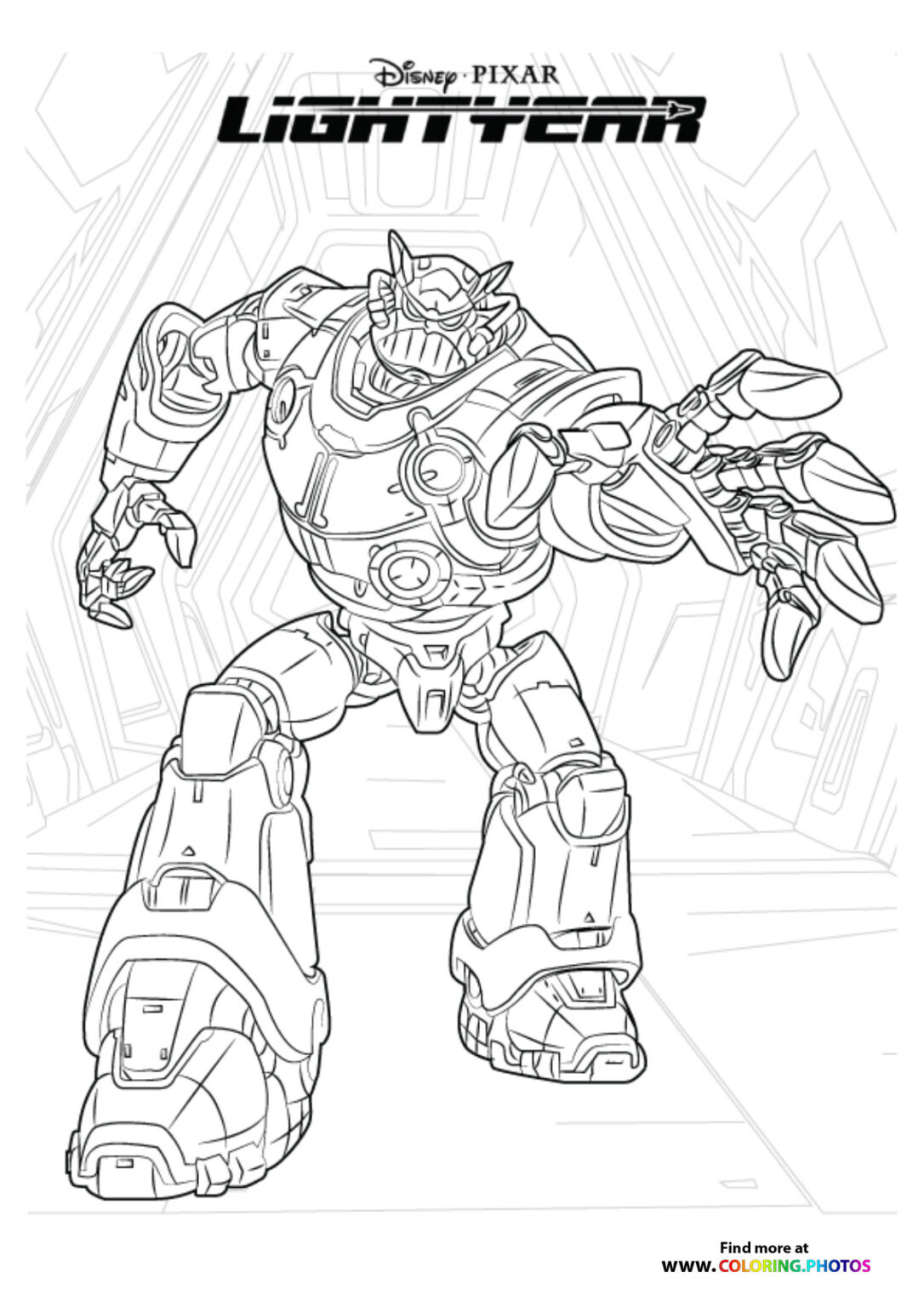 Lightyear | Disney - Coloring Pages for kids | Free and easy printables