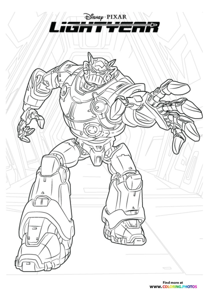 Lightyear | Disney - Coloring Pages for kids | Free and easy printables