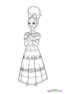 Encanto Dolores - Coloring Pages for kids