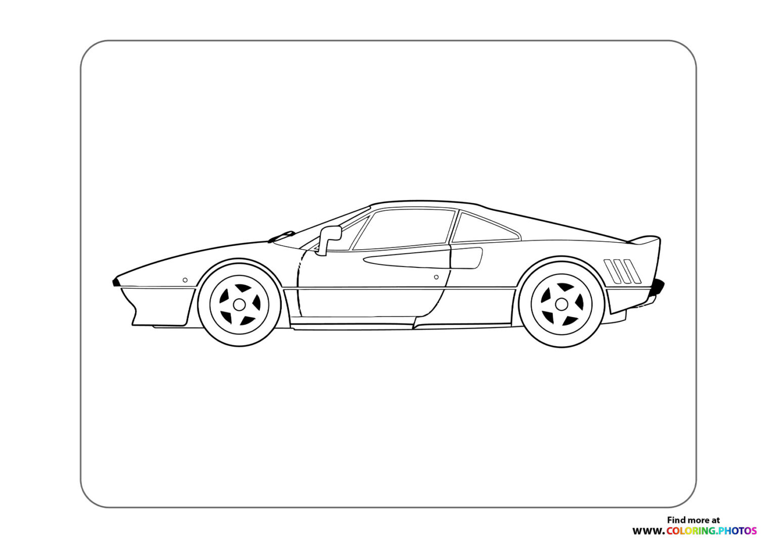 Red Bull Formula 1 car - Coloring Pages for kids