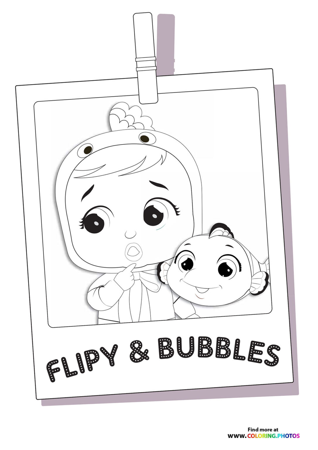 Cry Babies - Coloring Pages for kids | Free and easy print or download