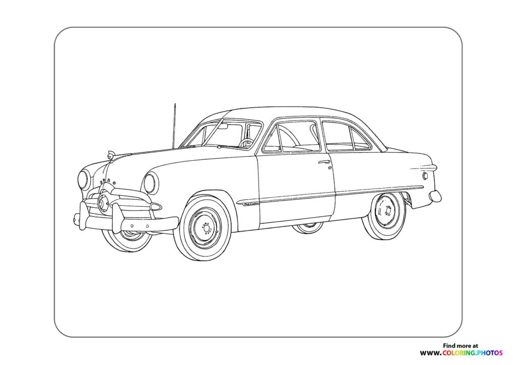 Ford tractor - Coloring Pages for kids