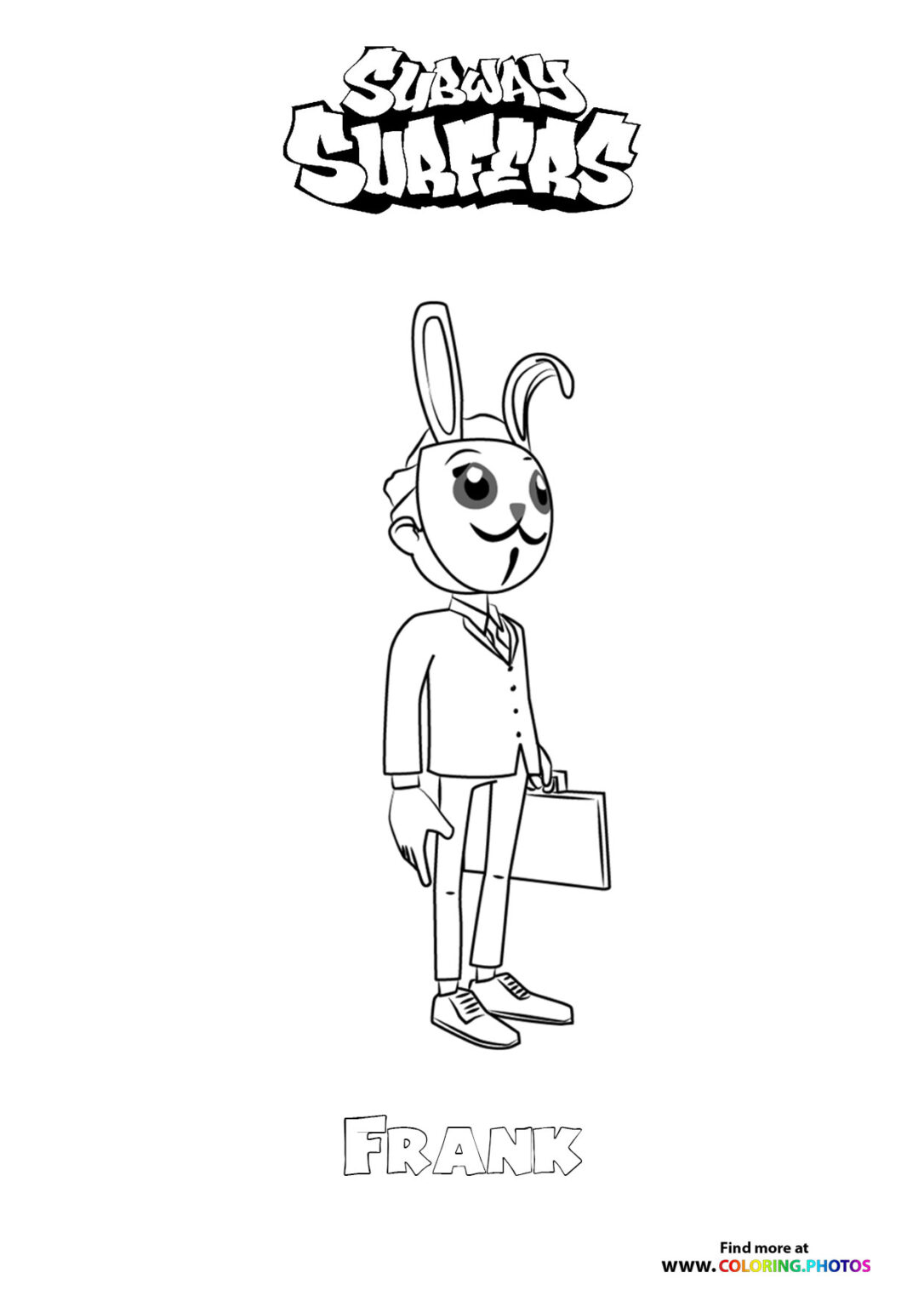 Subway Surfers - Coloring Pages for kids | 100% free print or download
