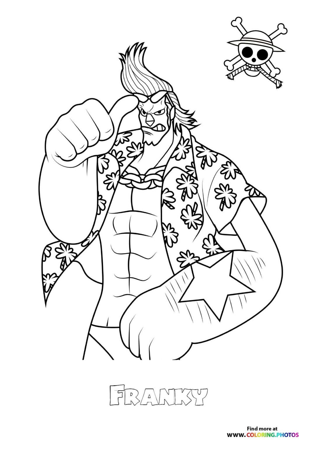Nami from One Piece - Coloring Pages for kids