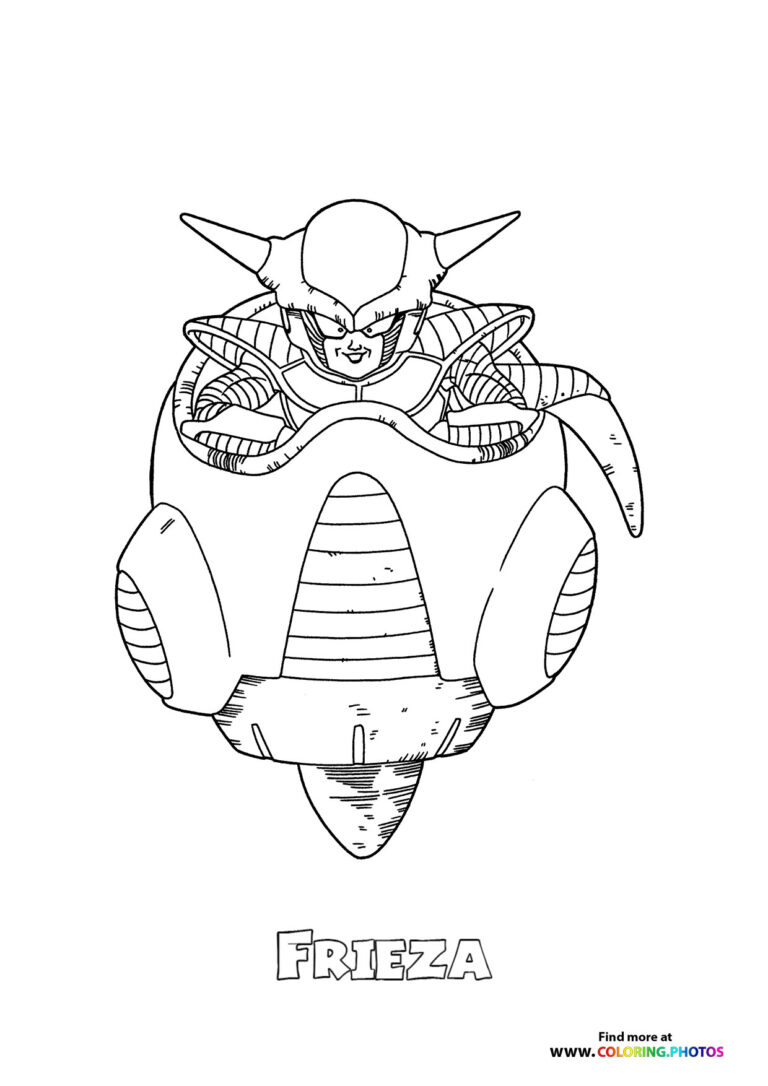Frieza Dragon Ball Z - Coloring Pages for kids