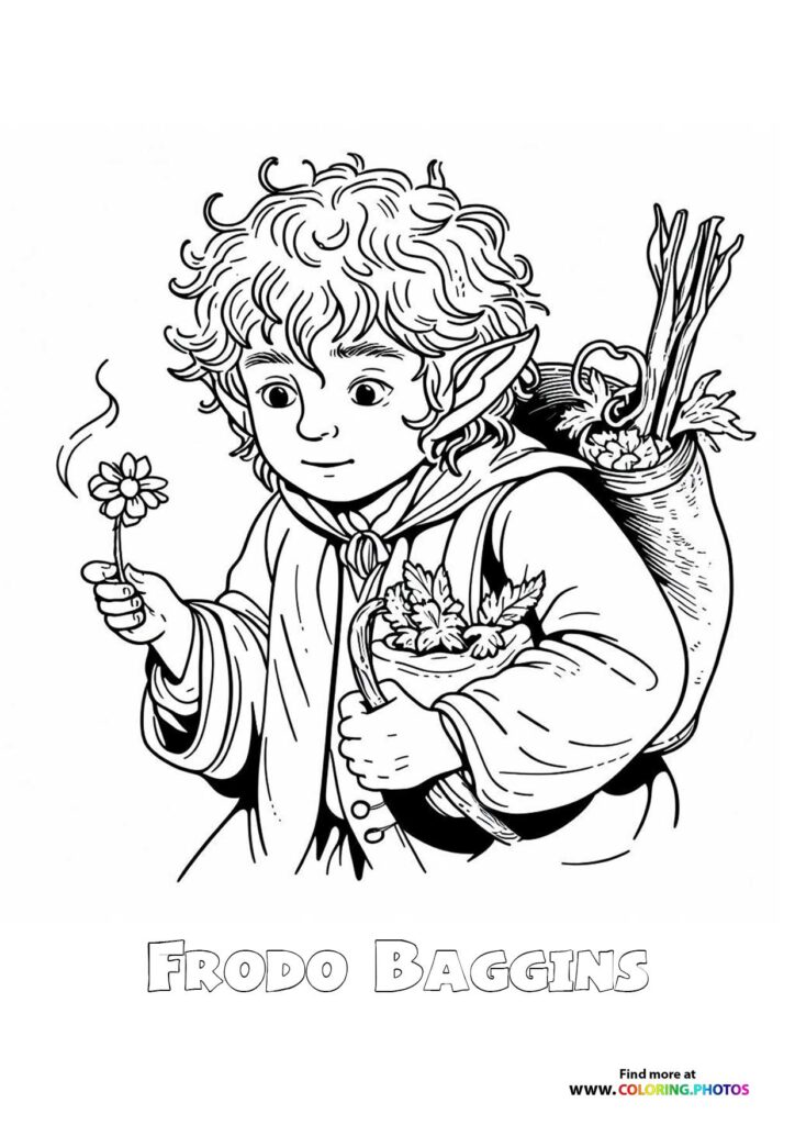 Lord of the Rings - Coloring Pages for kids | Free print or download