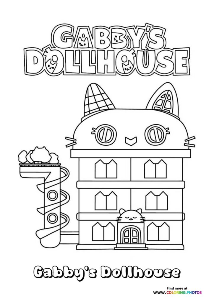 Gabbys Dollhouse - Coloring Pages for kids