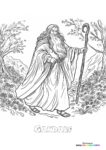 Gandalf - Coloring Pages for kids