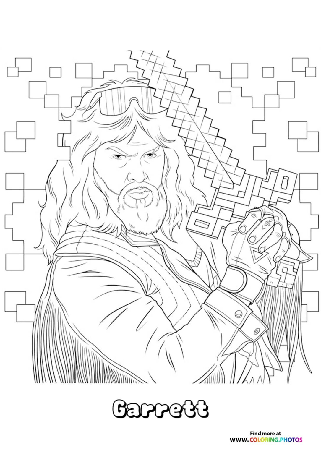 Minecraft Movie - Coloring Pages for kids