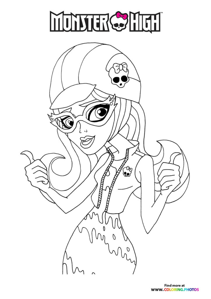Monster High - Coloring Pages for kids | 100% free print or download