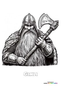 Lord of the Rings - Coloring Pages for kids | Free print or download