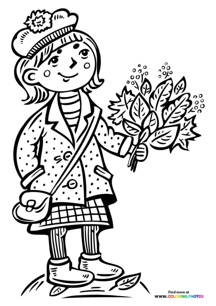 Star girl - Coloring Pages for kids