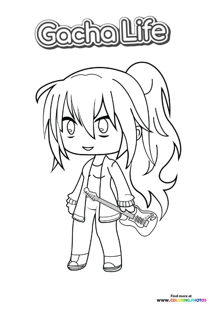 Gacha Life - Coloring Pages for kids | 100% free print or download