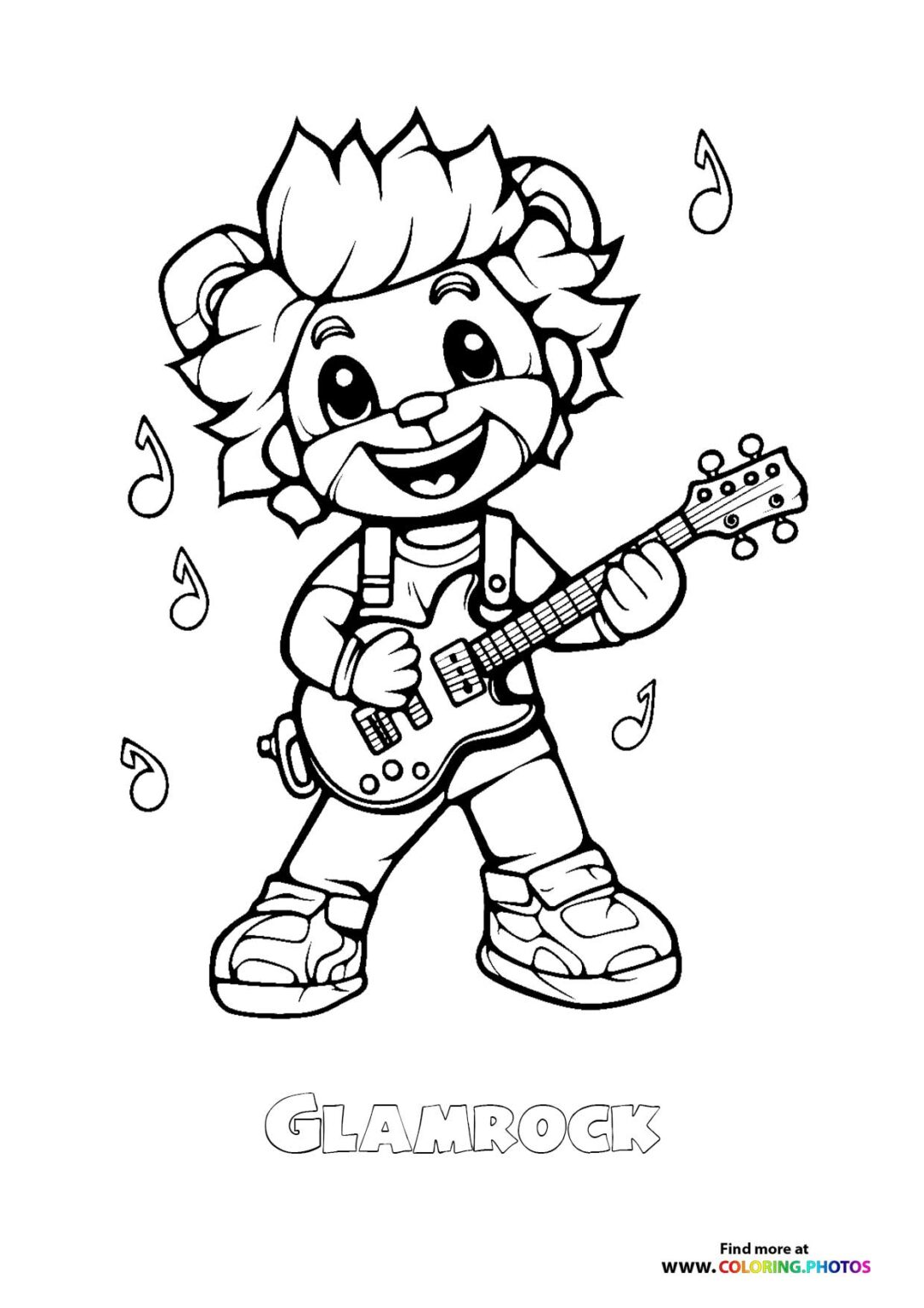 Glamrock - Coloring Pages for kids