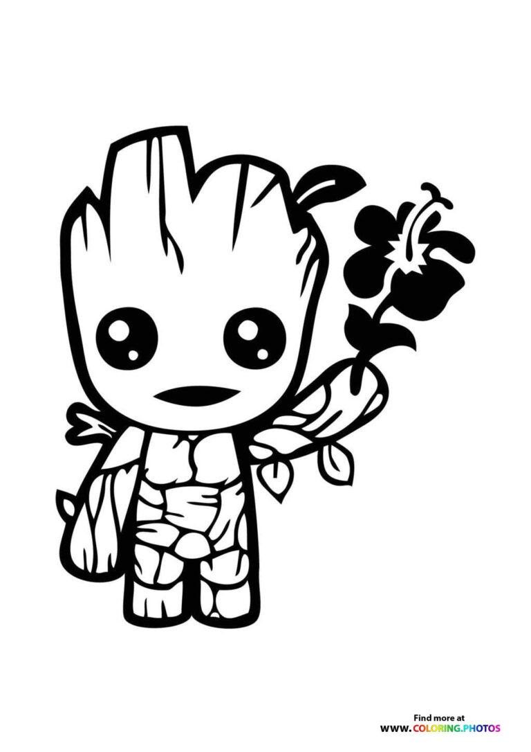 Groot - Coloring Pages for kids