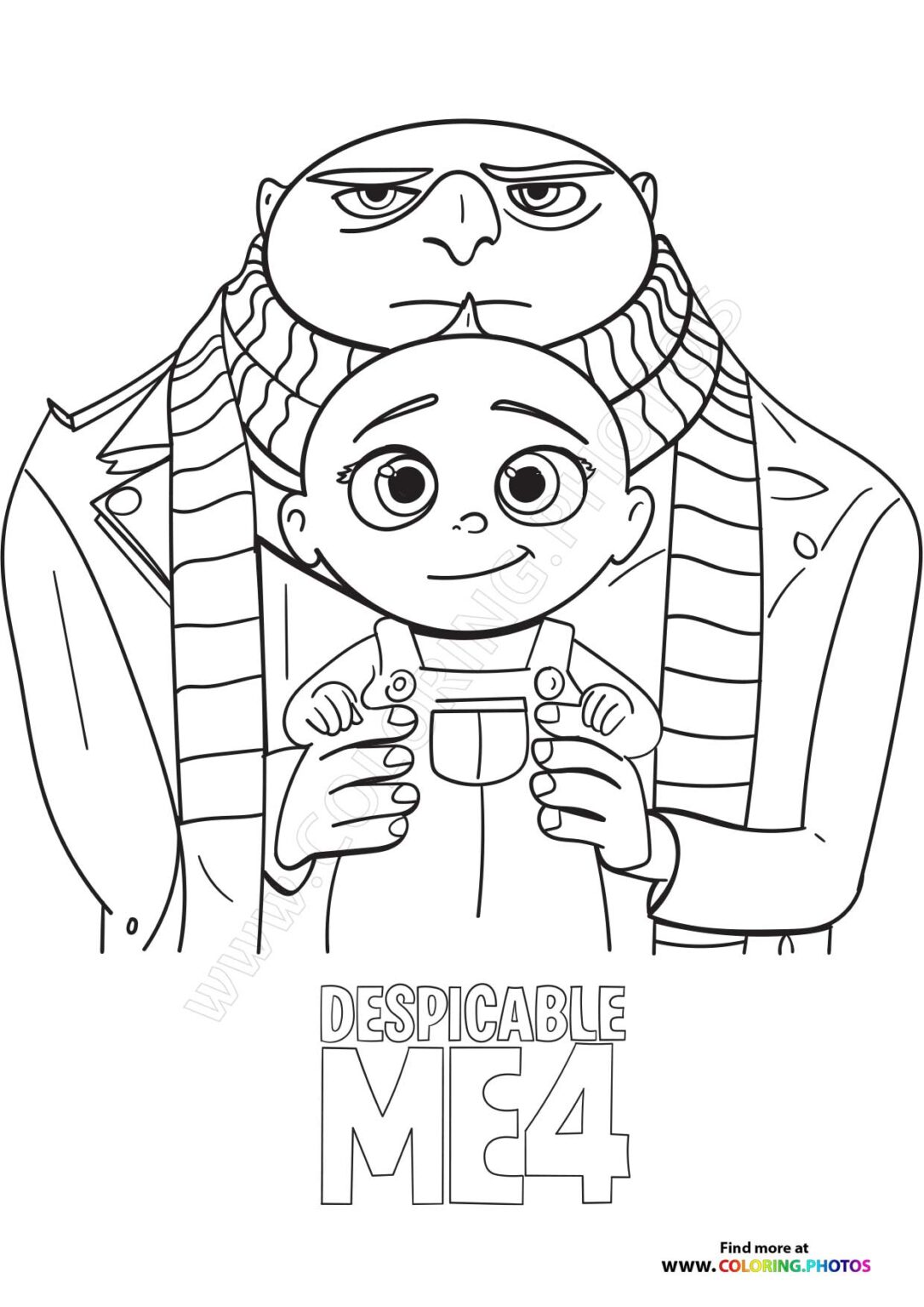 Mega minions - Coloring Pages for kids