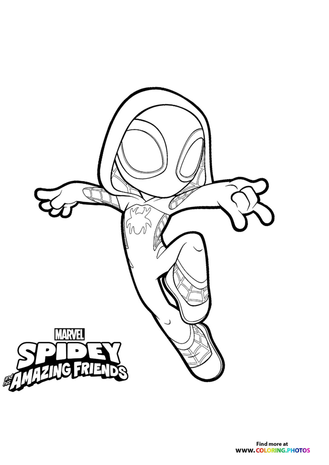 Free Spidey and His Amazing Friends Coloring Pages - Print or download