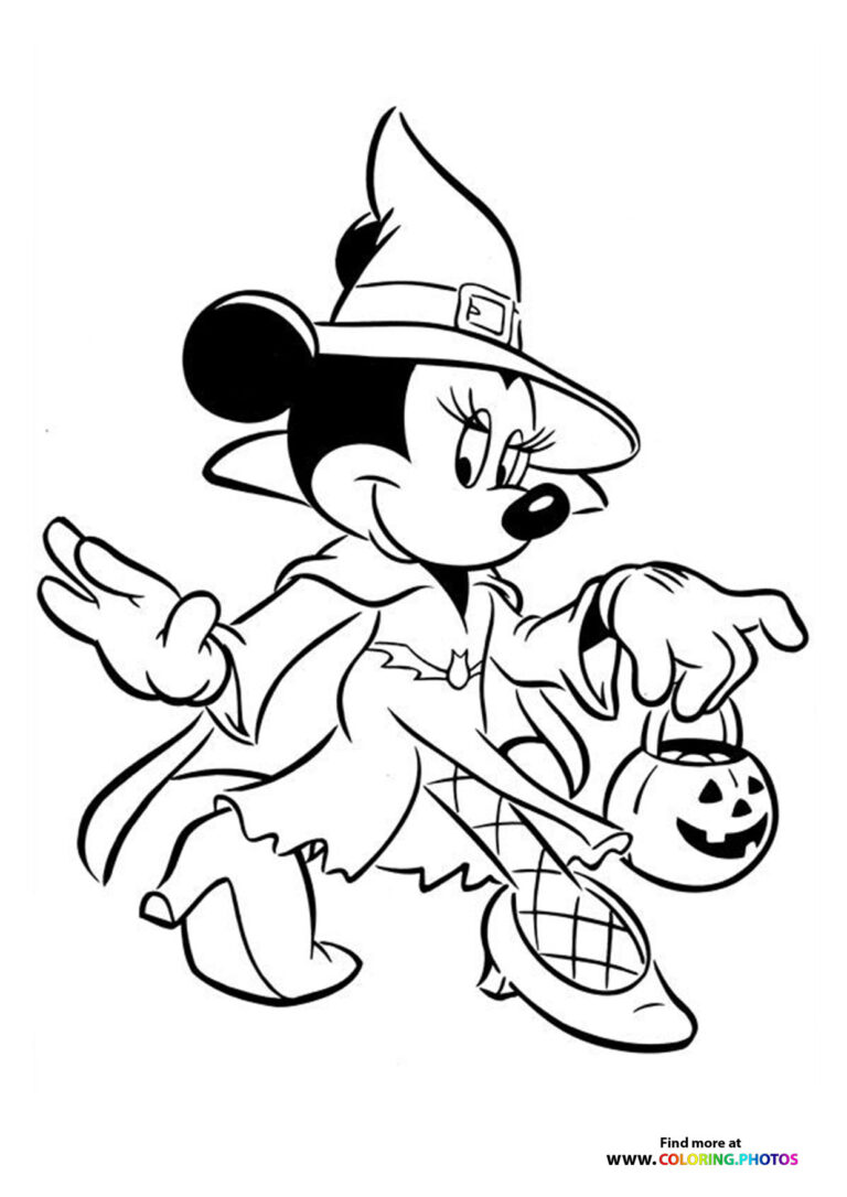 Minnie Mouse - Coloring Pages for kids