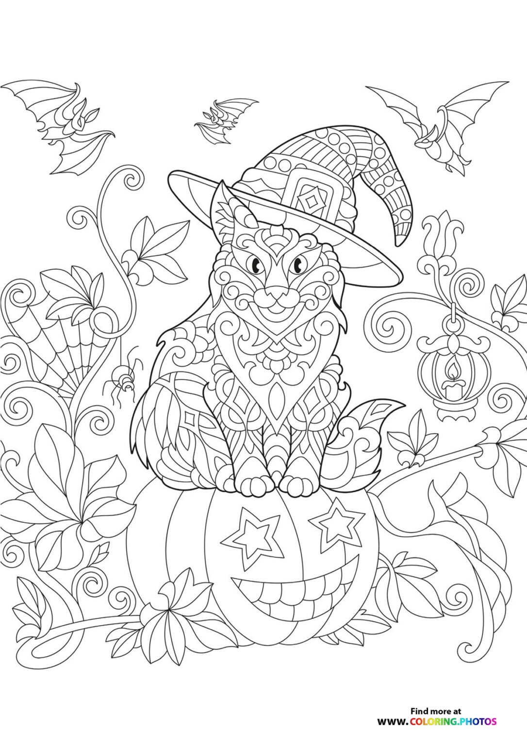 Halloween coloring pages | Free and easy print or download printables