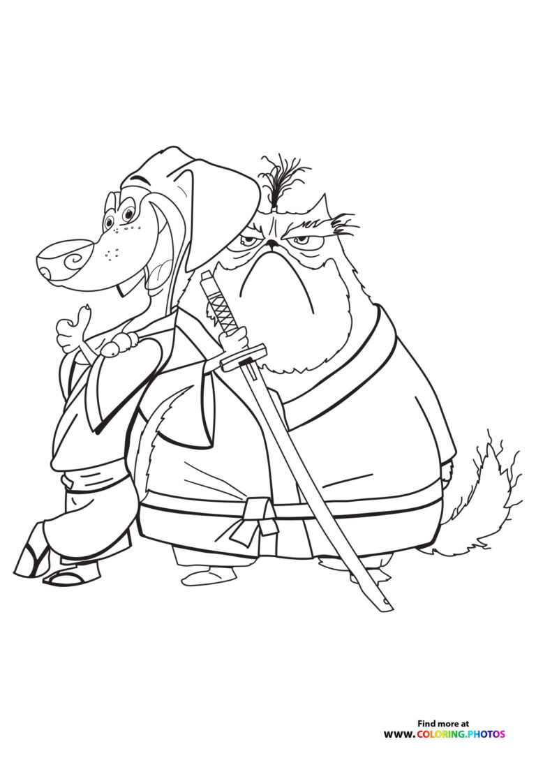 Hank and Jimbo - Coloring Pages for kids