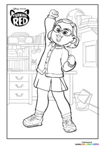 Happy Mei Lee - Coloring Pages for kids