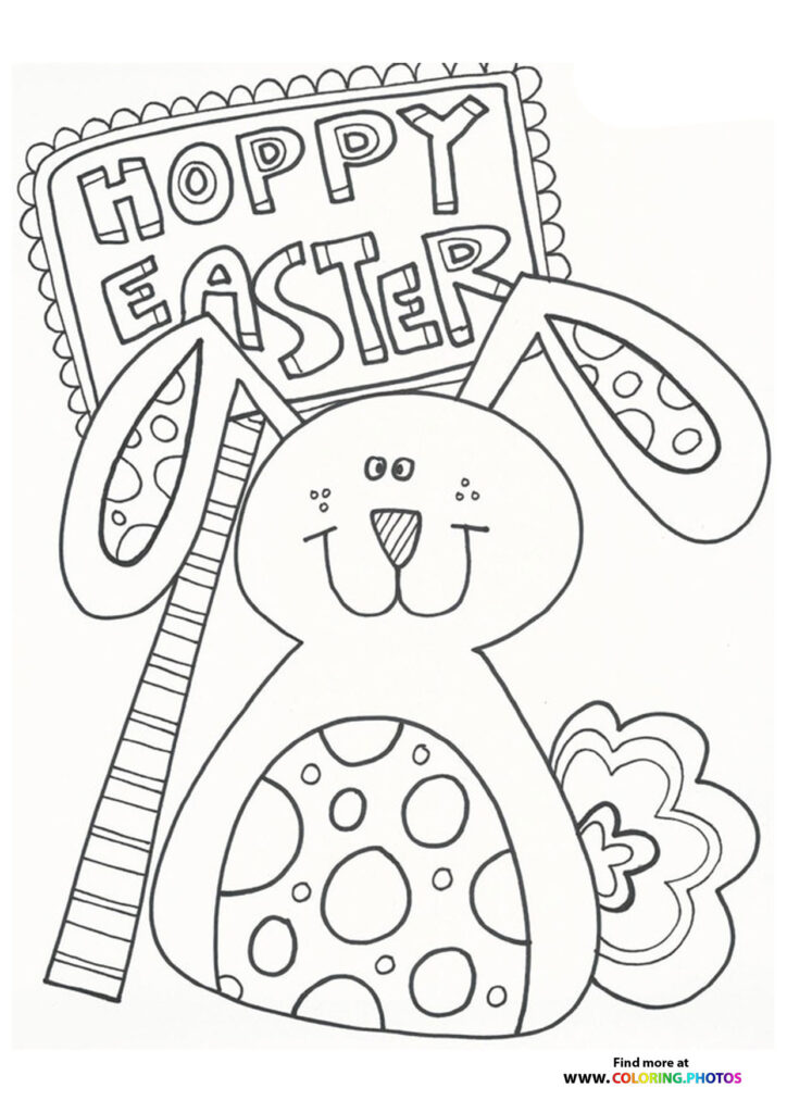 Easter doodles - Coloring Pages for kids | Free and easy print or download