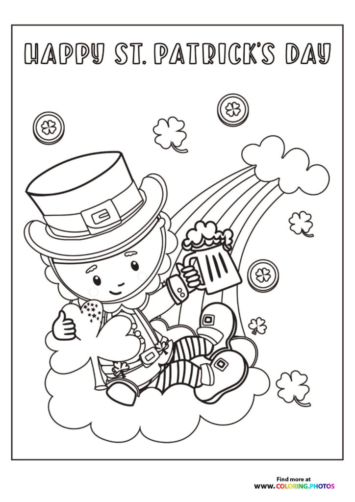 Saint Patricks Day - Coloring Pages for kids | Free and easy print