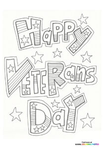 Veterans Day - Coloring Pages for kids | Free and easy print or download