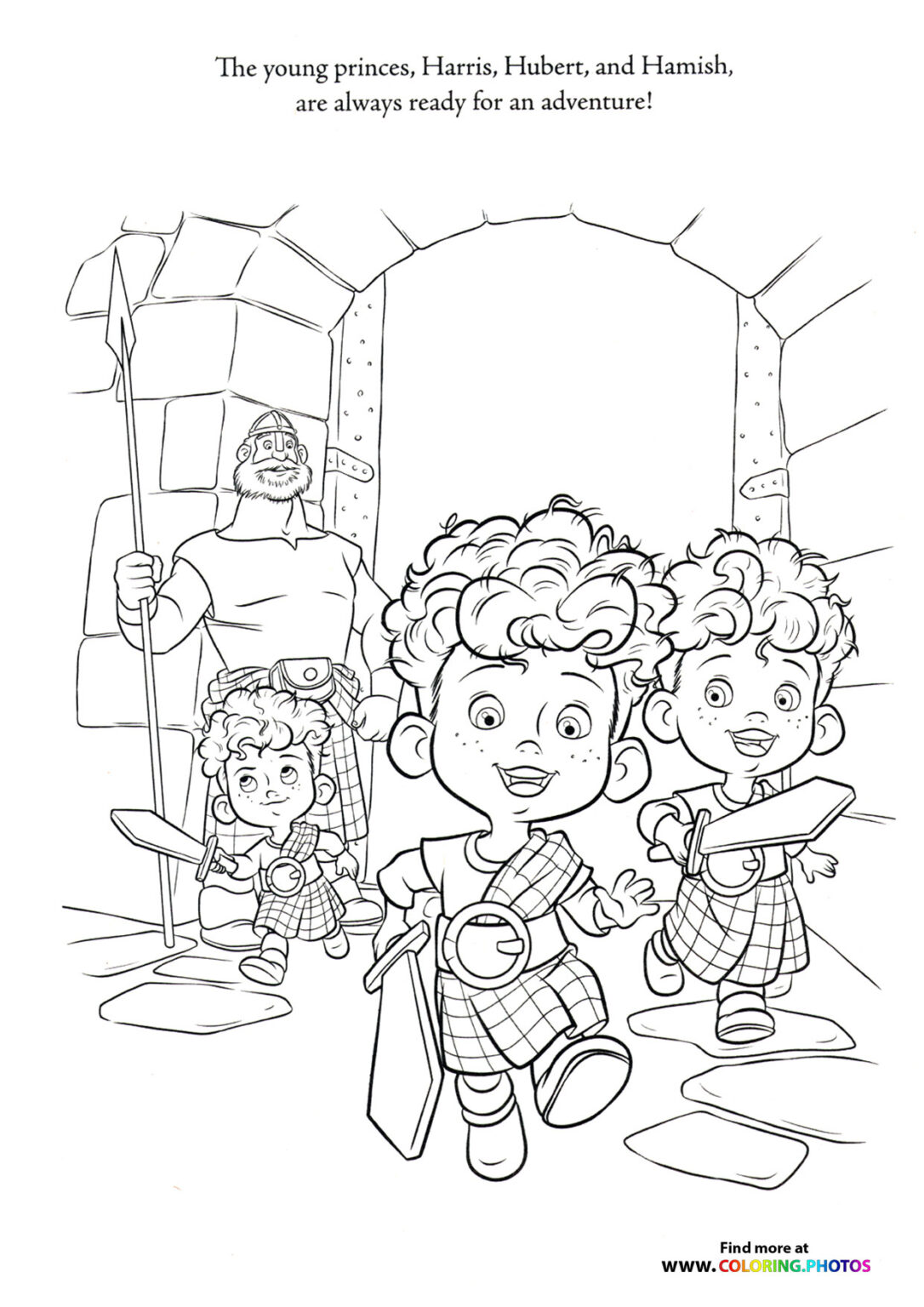 Brave - Coloring Pages for kids | Free and easy print or download