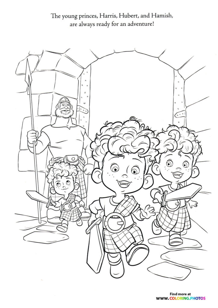 Brave - Coloring Pages for kids | Free and easy print or download
