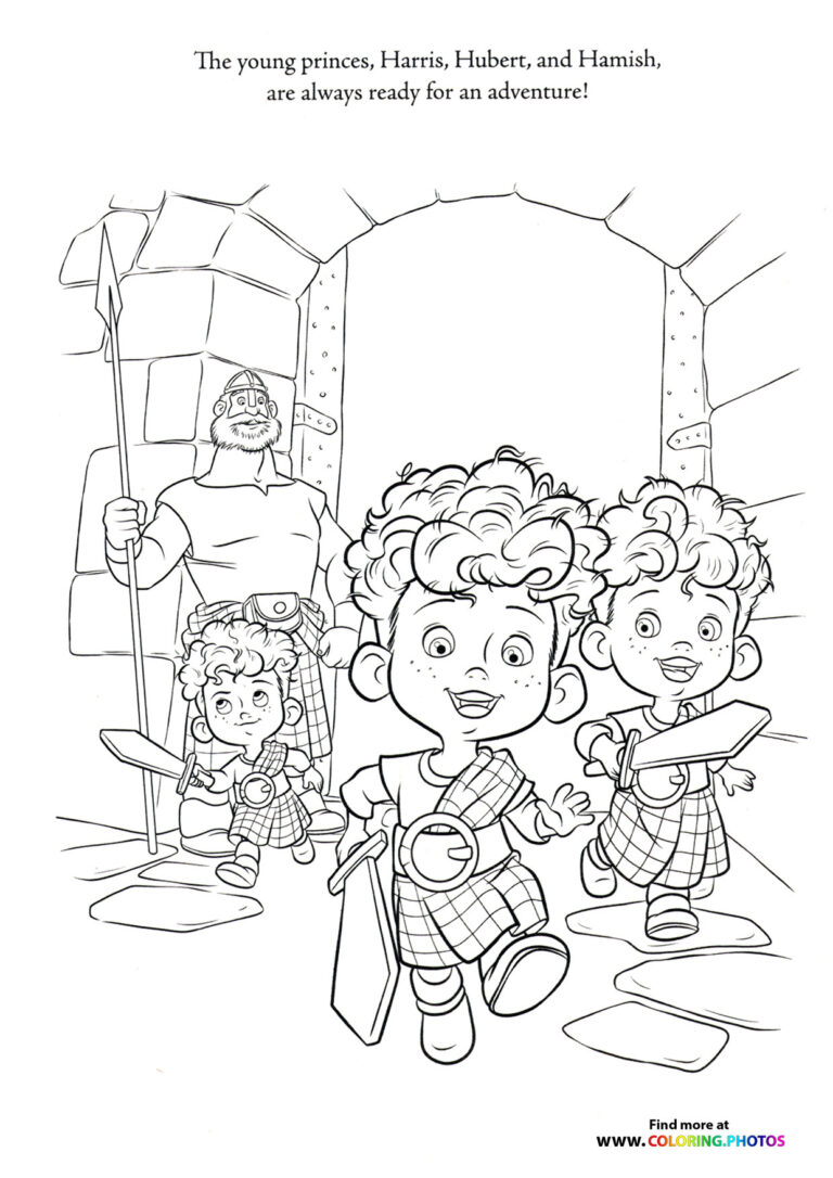 Brave - Coloring Pages for kids | Free and easy print or download