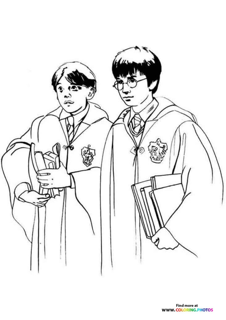 Harry Potter - Coloring Pages for kids | 100% free print or download