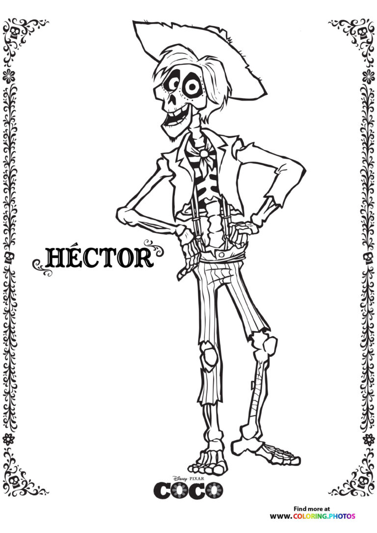 Coco - Coloring Pages for kids | 100% free and easy print or download