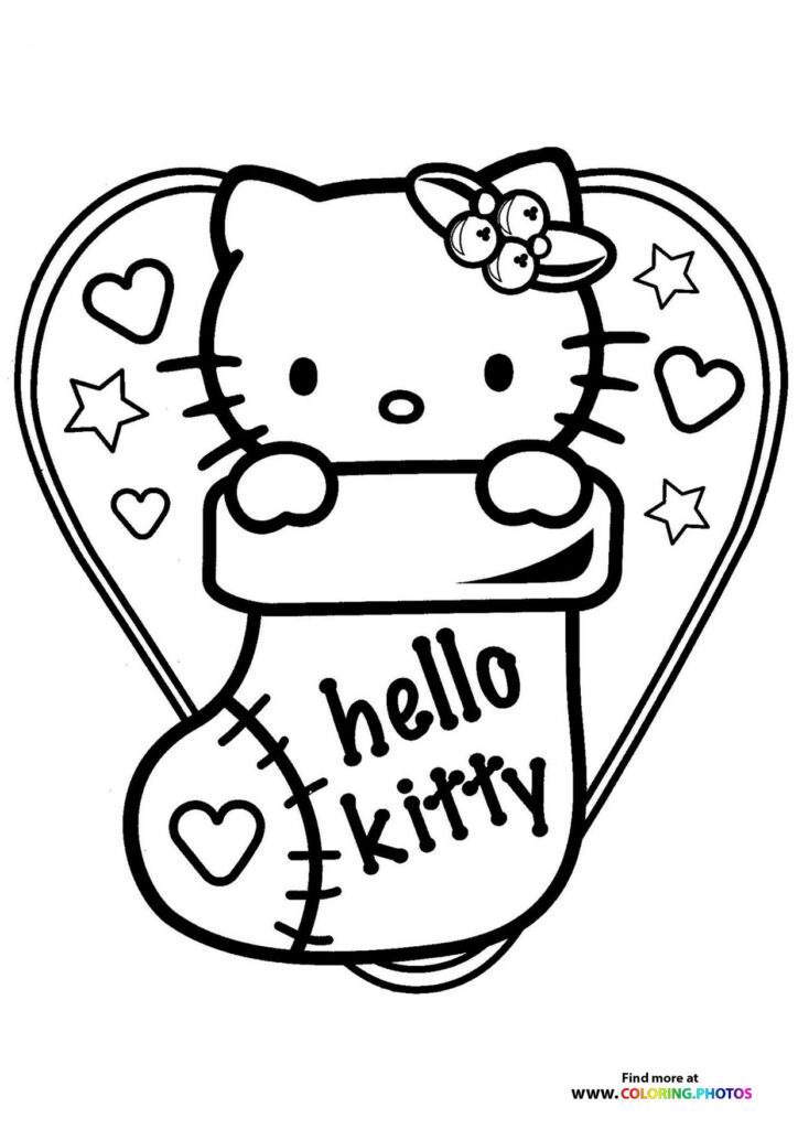 Hello Kitty doctor - Coloring Pages for kids