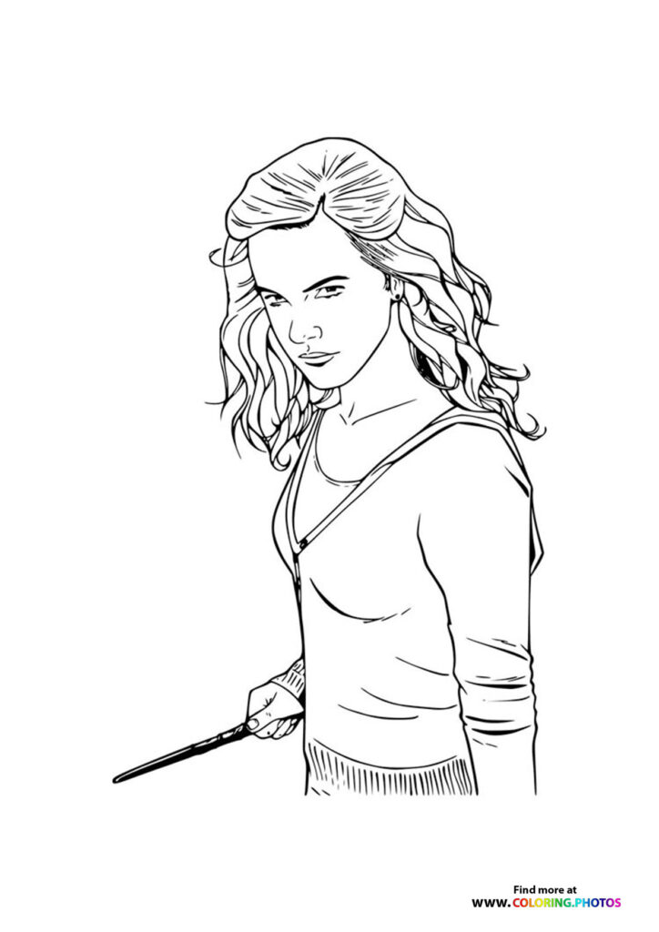 Hermione Granger - Coloring Pages for kids