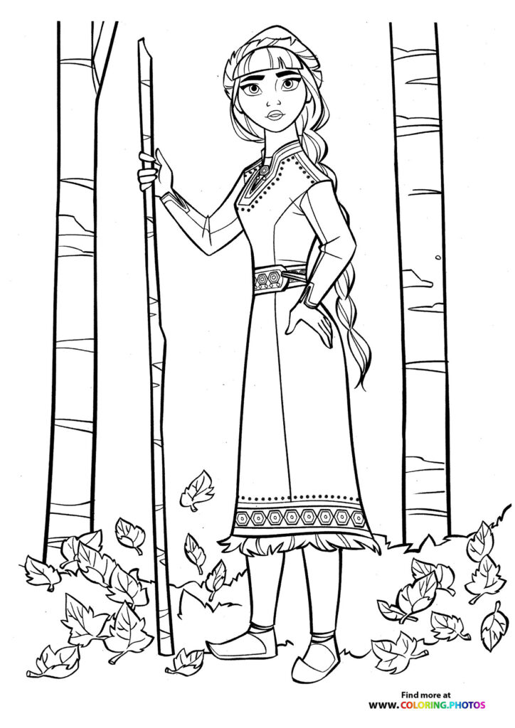 Frozen 2 - Coloring Pages for kids | Free and easy print or download