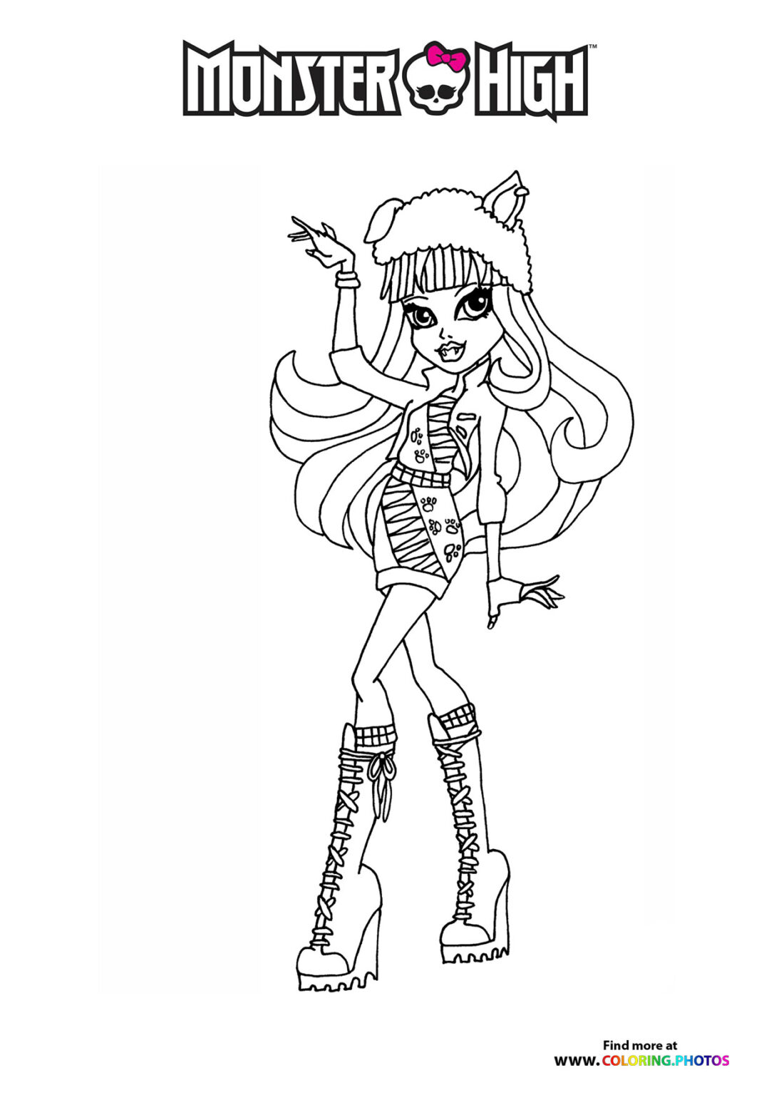 Monster High logo - Coloring Pages for kids