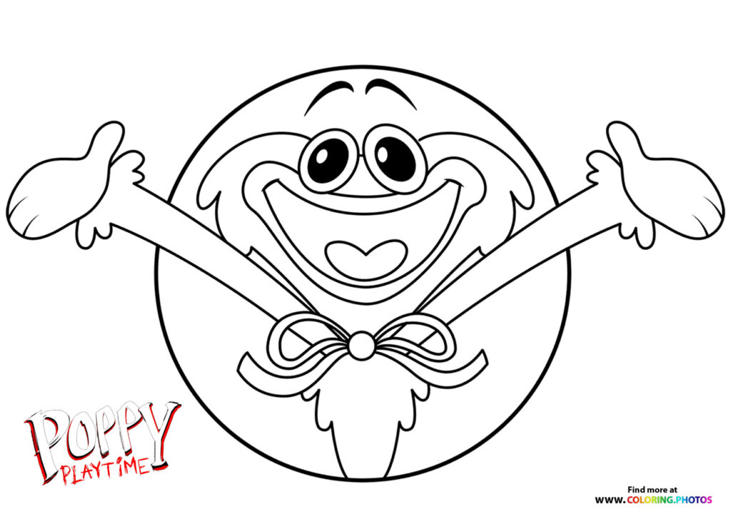 Poppy Playtime - Coloring Pages for kids | Free and easy print or download