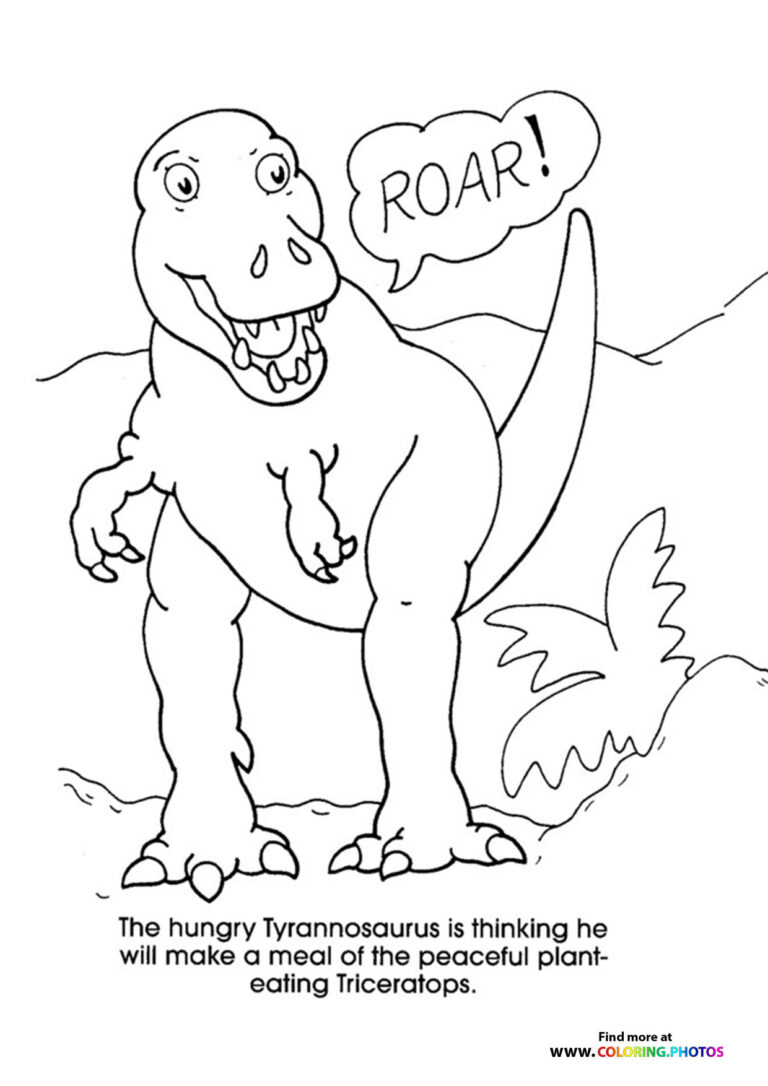 Dinosaurs names - Coloring Pages for kids | Free and easy printables