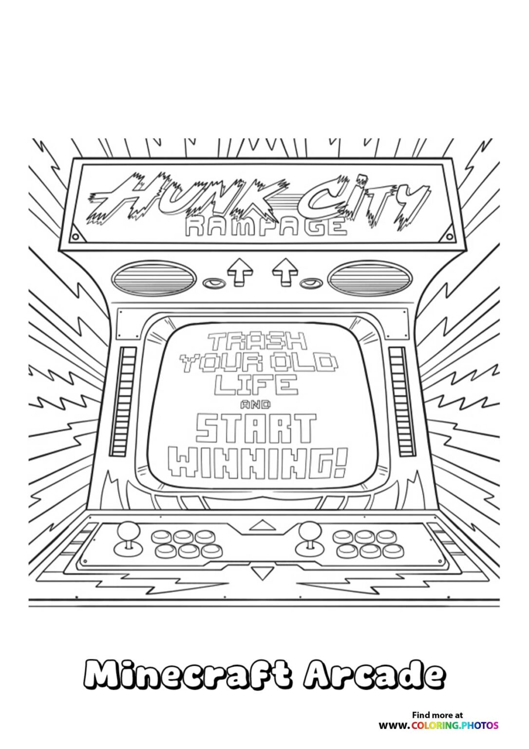 Dennis dog from Minecraft movie - Coloring Pages for kids