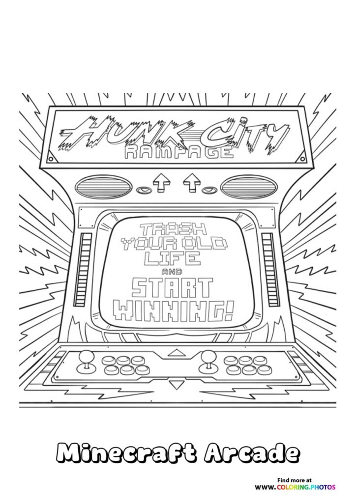 Minecraft Movie - Coloring Pages for kids