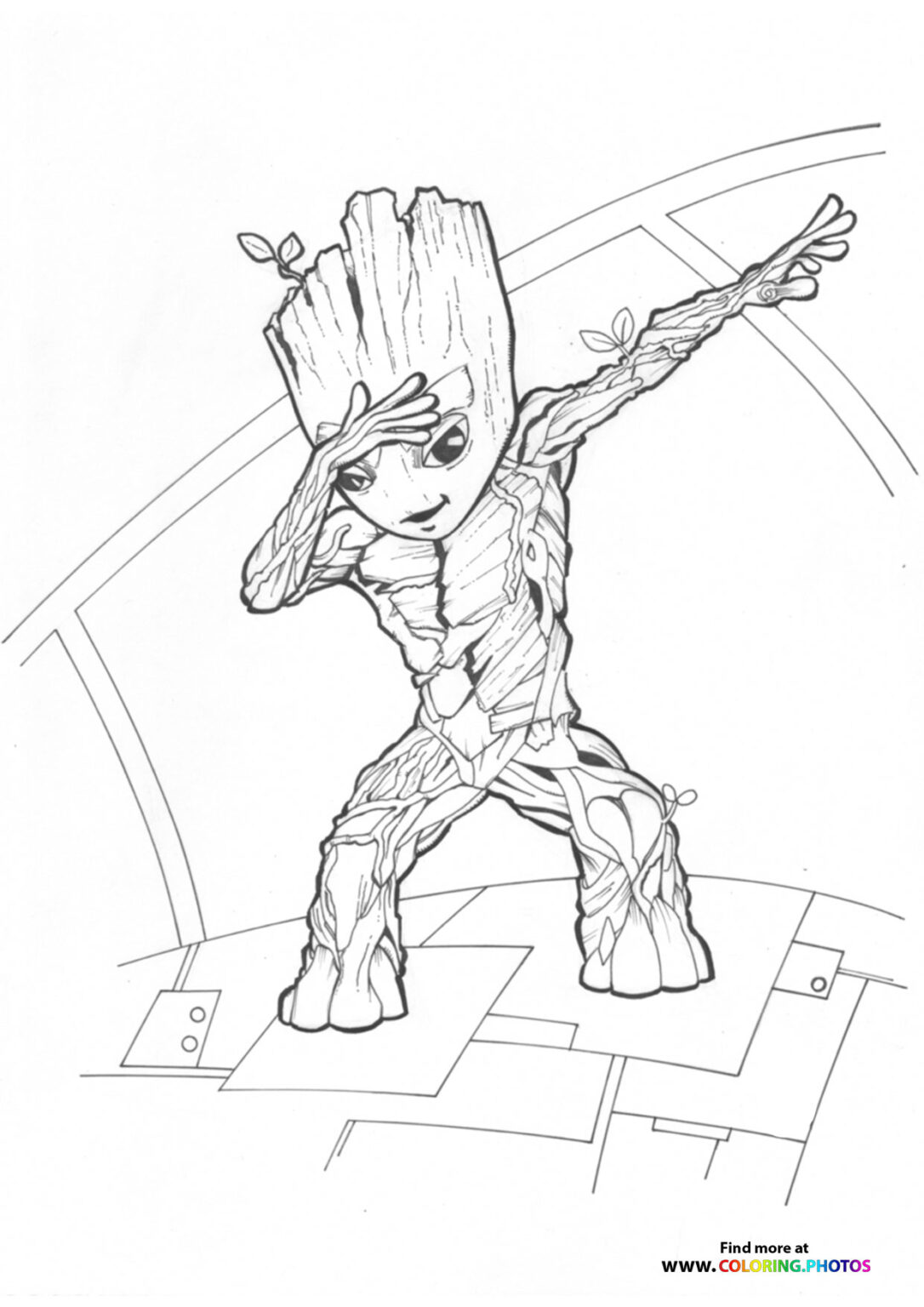 Groot - Coloring Pages for kids