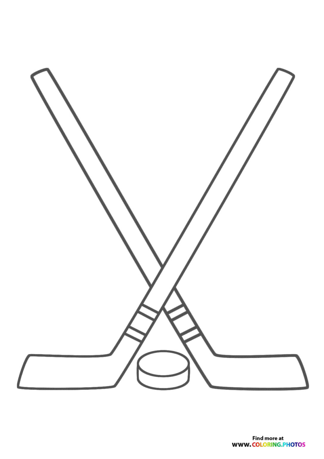 Ice Hockey - Coloring Pages for kids | 100% free print or download