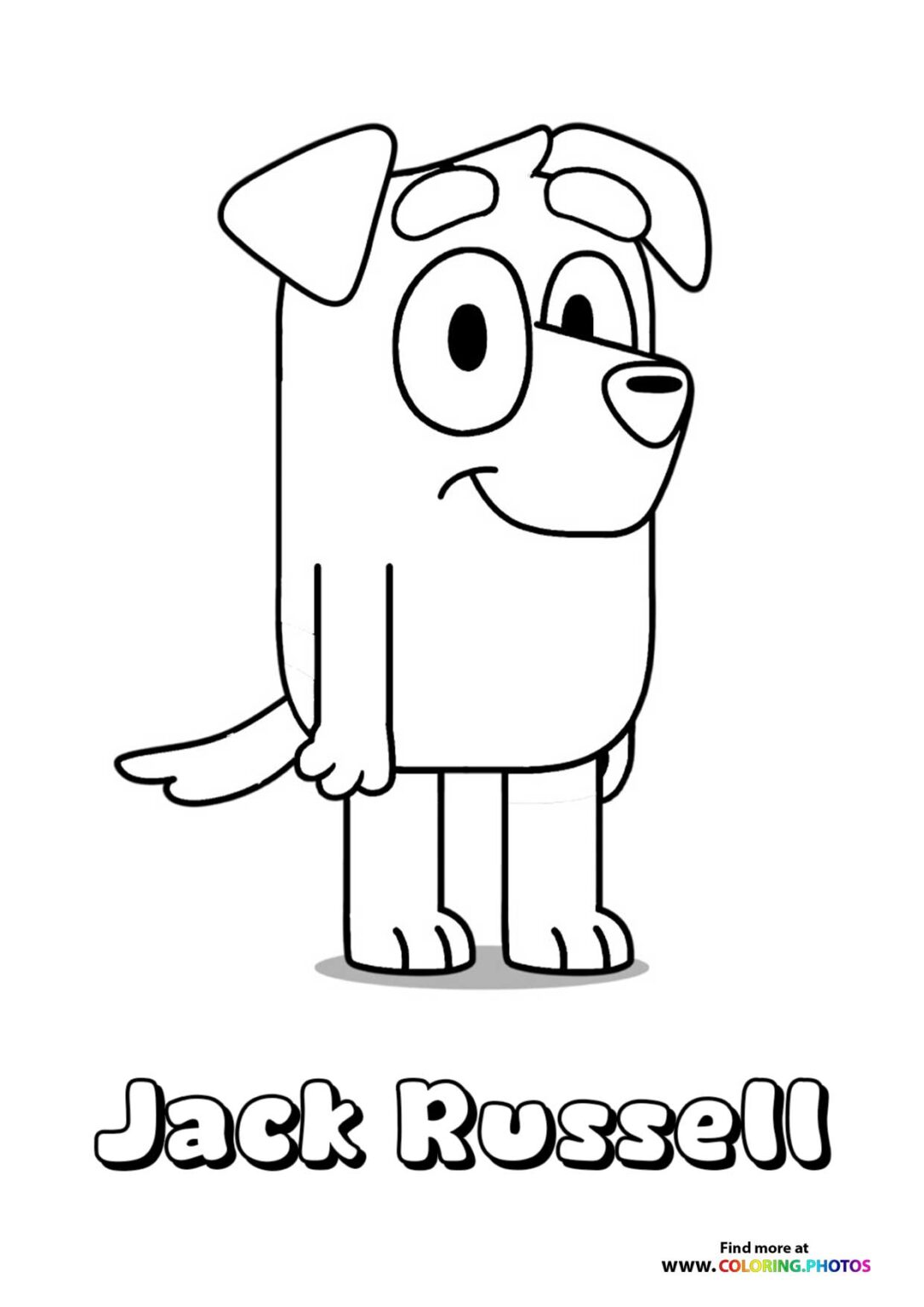 Mackenzie from Bluey - Coloring Pages for kids