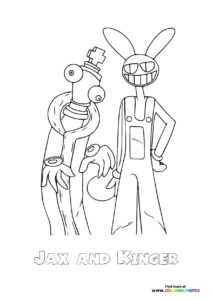 Free The Amazing Digital Circus - Coloring Pages for kids - Print or ...