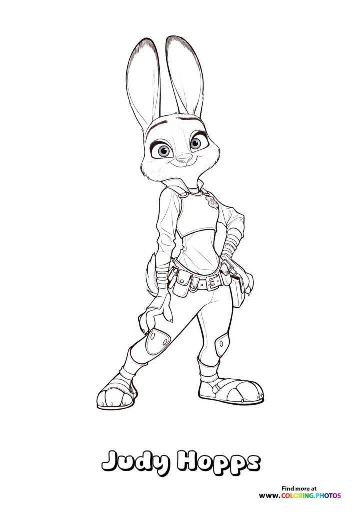 Zootopia 2 - Coloring Pages for kids