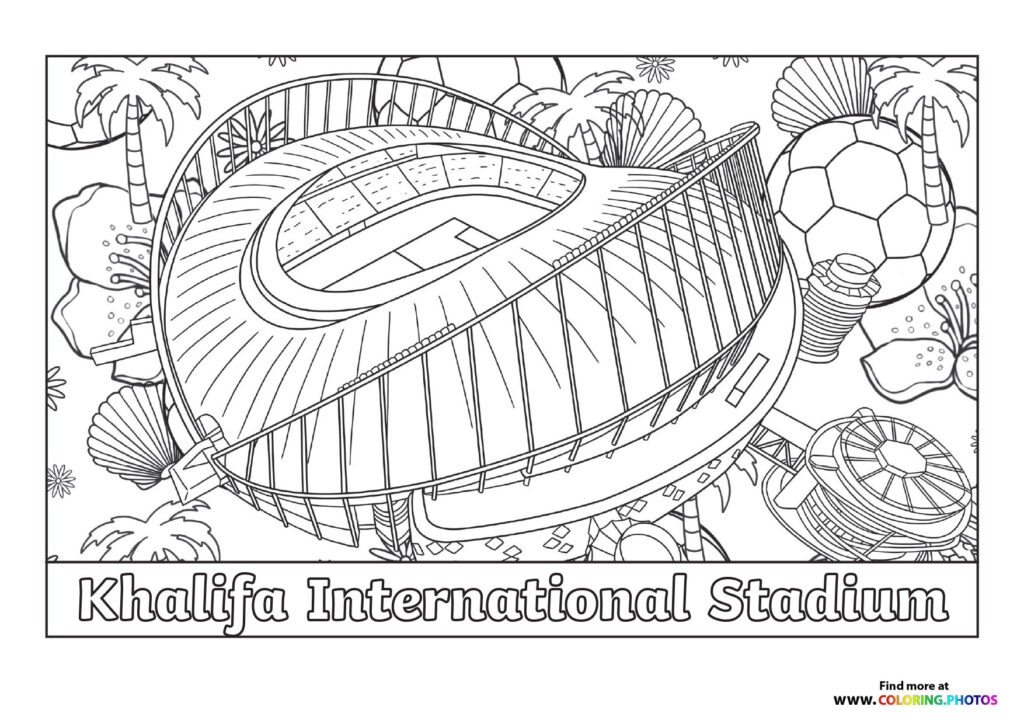 Stadiums - Coloring Pages for kids | 100% free print or download