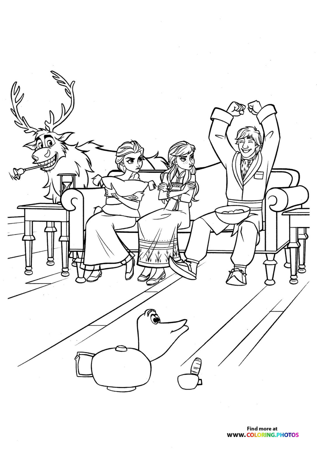 Kristoff from Frozen - Coloring Pages for kids | Free and easy print