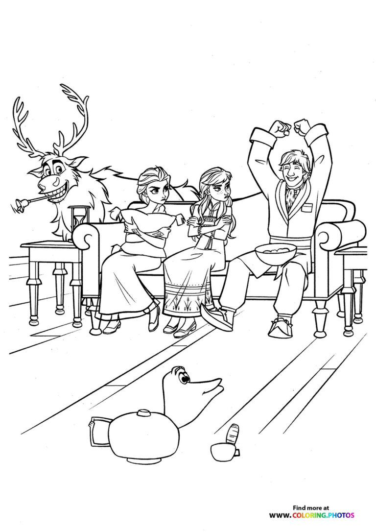 Kristoff from Frozen - Coloring Pages for kids | Free and easy print