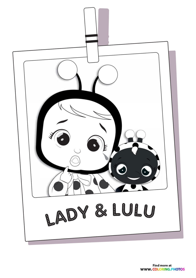 Lala - Cry Babies - Coloring Pages for kids